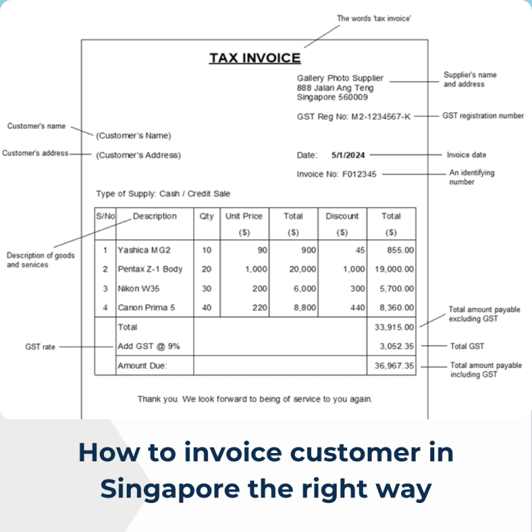 How to Invoice Customers in Singapore the Right Way (and Stay GST ...
